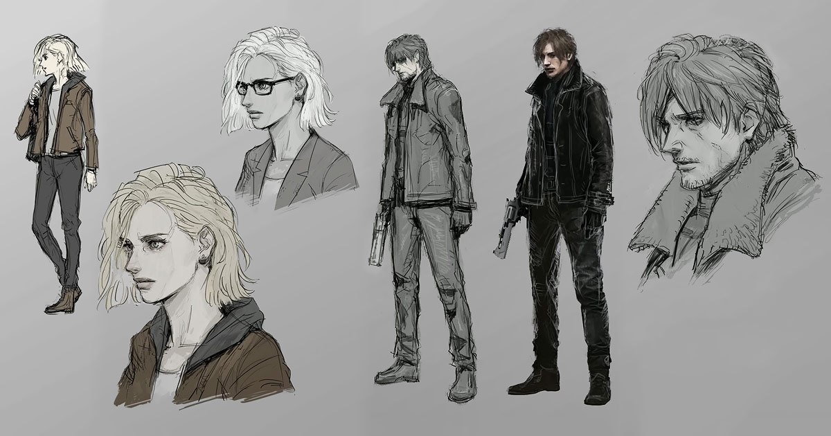 Resident Evil Requiem Concept Art & Characters